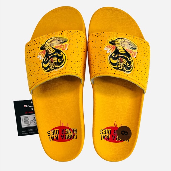 Champion | Shoes | Champion X Cobra Kai Slides Miyagi Do Karate Kid ...